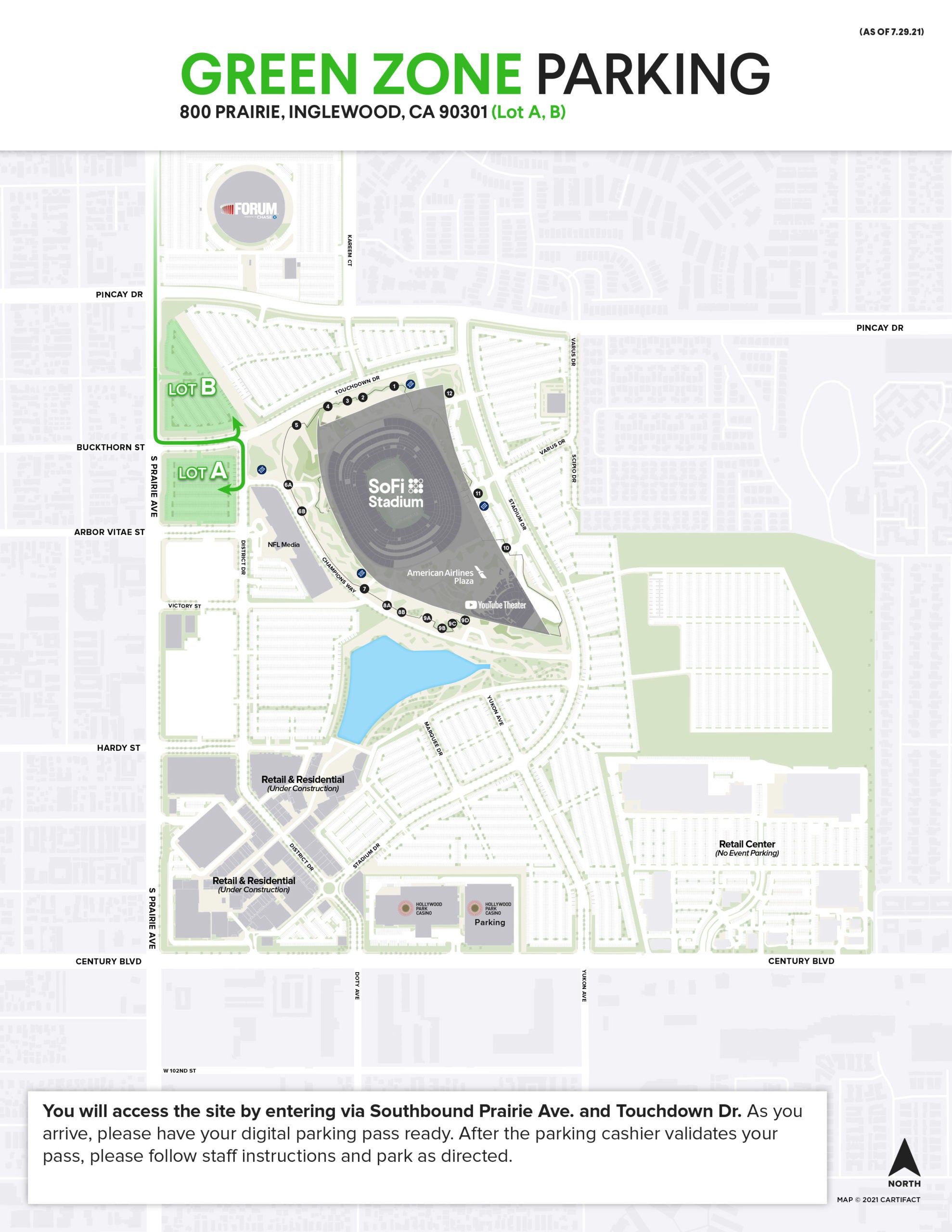 Parking and Transportation | SoFi Stadium