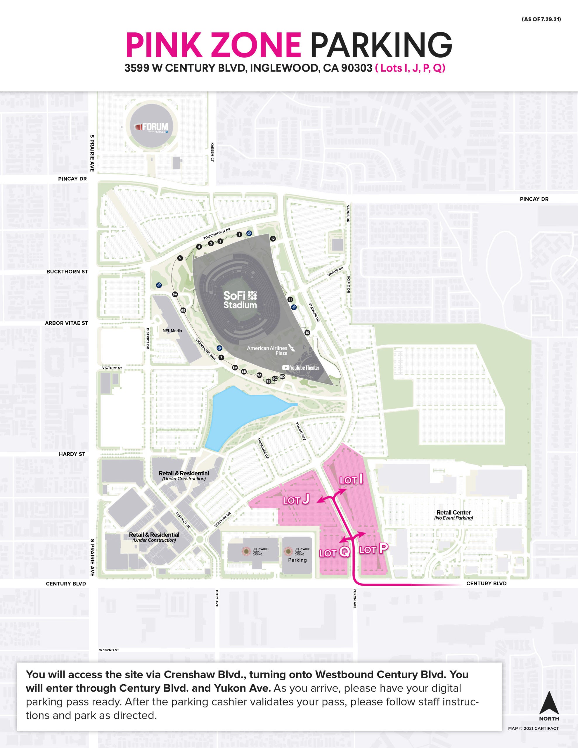 Parking and Transportation | SoFi Stadium